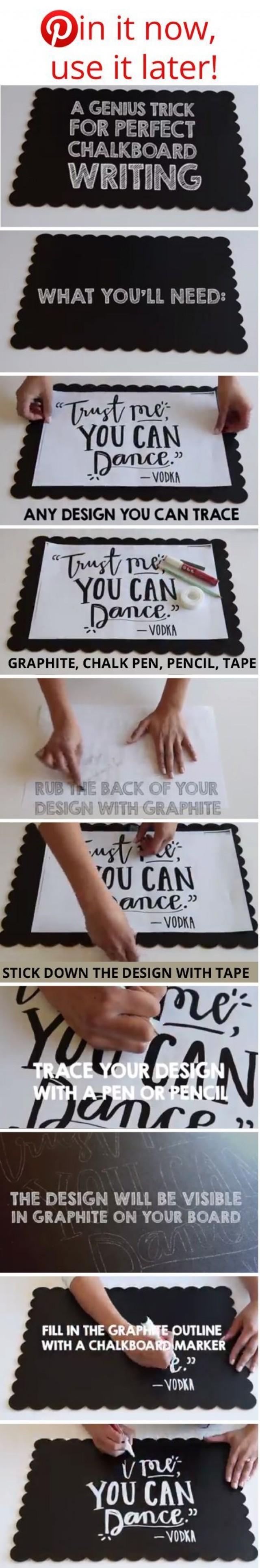 How To Write Nicely On A Blackboard Chalkboard Writing How To Video